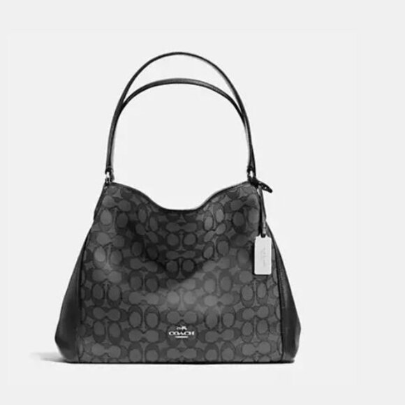 Coach | Bags | Coach Edie Shoulder Bag 3 In Signature Jacquard | Poshmark